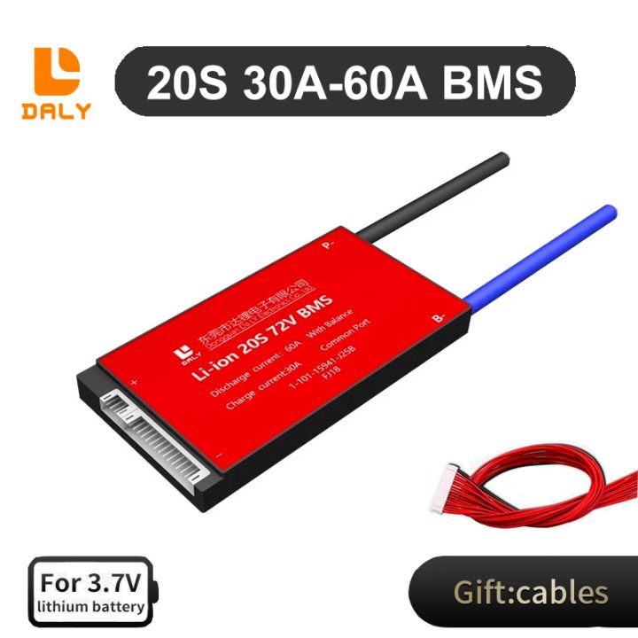 Daly BMS Li-ion BMS 20S 72V 30A 40A 50A 60A Lithium BMS With Balance ...