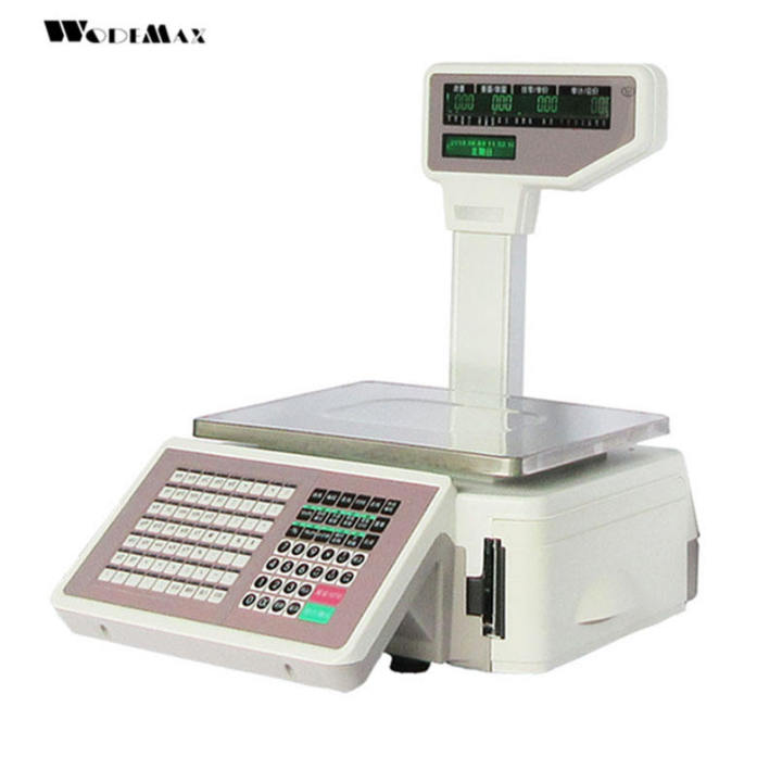 WODEMAX Pos digital barcode label printing electronic weighing scale ...