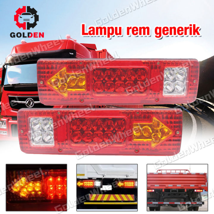 2PCS Lampu Belakang Stoplamp LED Universal Pickup Carry Stop Lamp LED ...