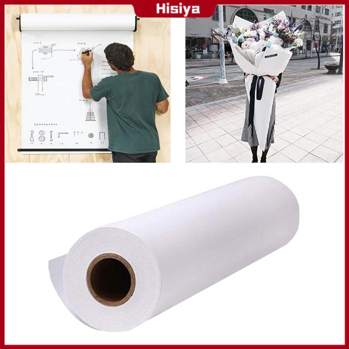 Hisiya White Kraft Paper Jumbo Roll High Density Drawing Paper for Gift ...