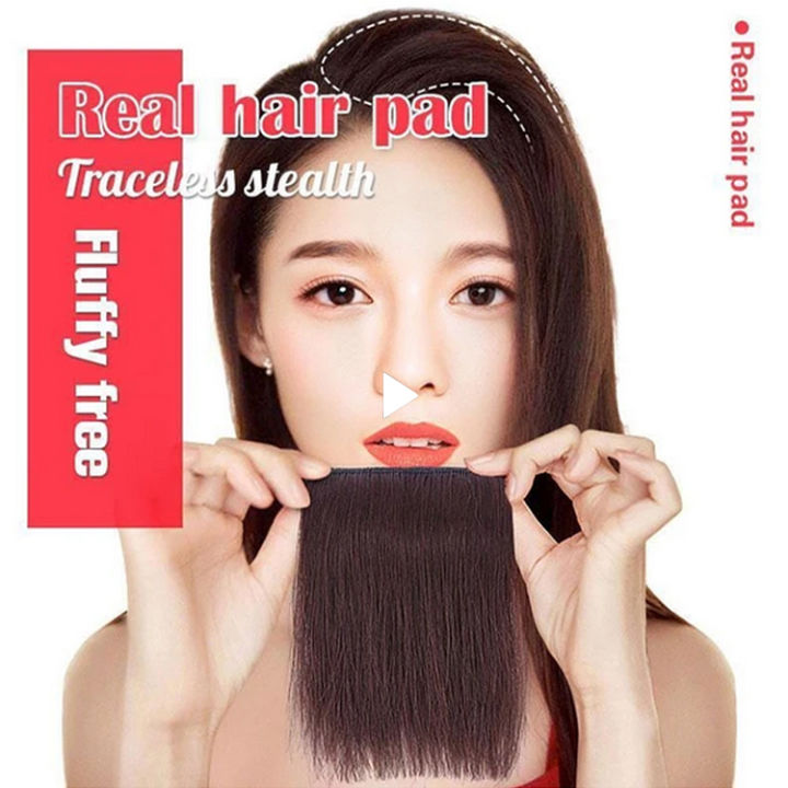 full wig human hair original Women Clip-in Hair Topper Wig Invisible ...