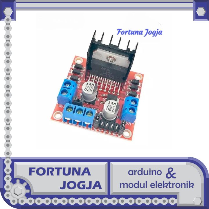 L298N Dual H Bridge DC Stepper Motor Drive Controller Board Arduino ...