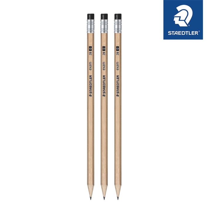 Staedtler Exam Pencil 2B Natural (SET OF 3 PCS) | Lazada PH
