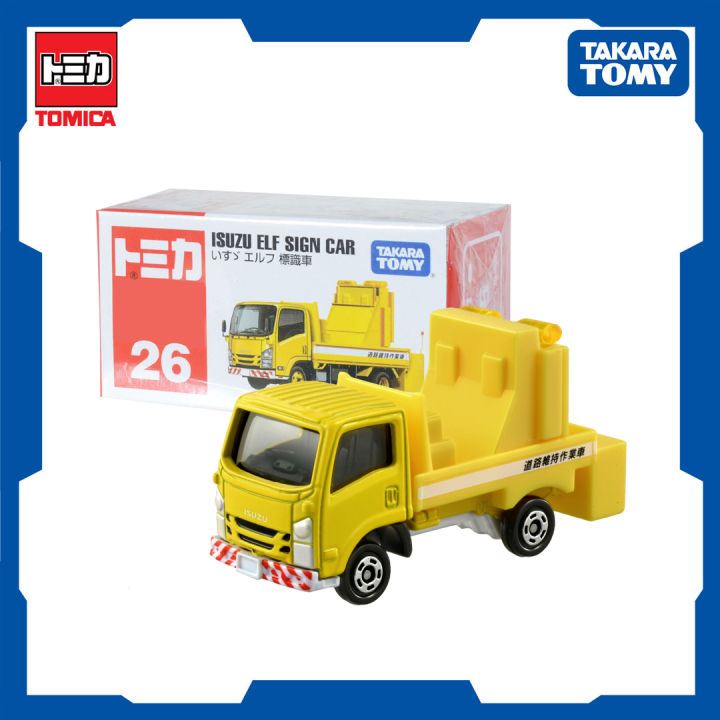 Tomica No.26 - 10 Isuzu Elf Road Sign Truck | Lazada PH