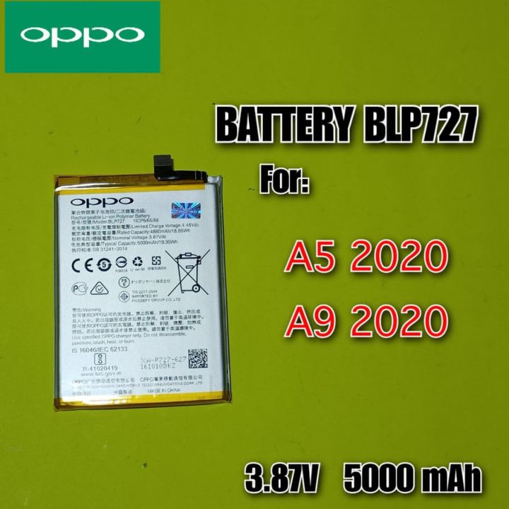 OPPO A5 2020/A9 2020/BLP727 Built-in Battery Replacement | Lazada PH