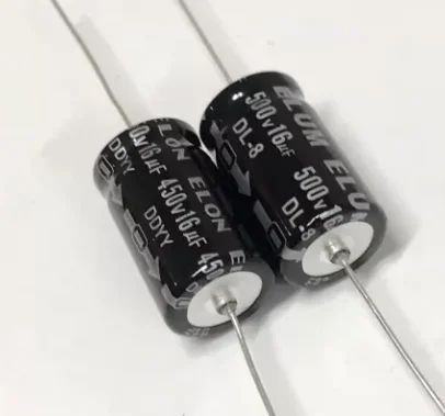 500v 16uf Capacitance Original New Axial Audio Electrolytic Capacitor ...