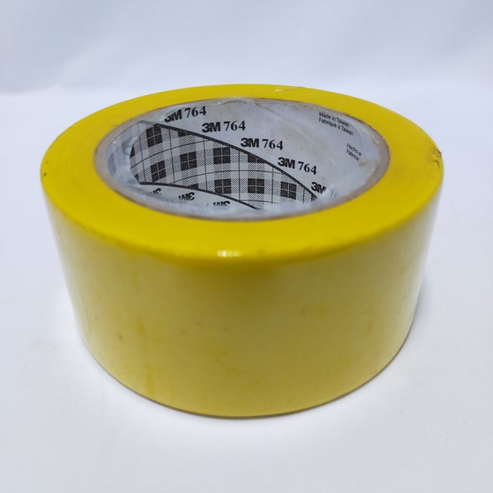 3M 764 Vinyl26 Tape (2" x 36 yds) yellow, black, red, white, green ...
