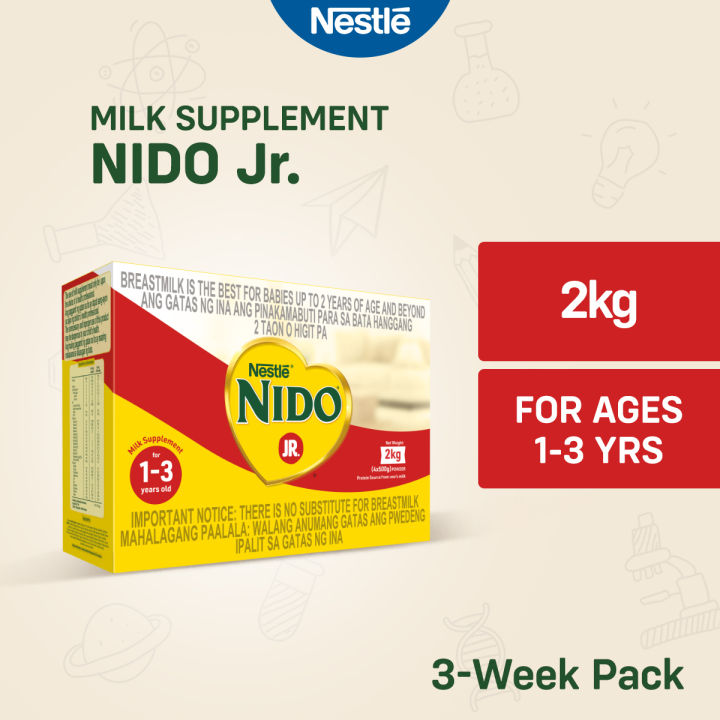 NIDO JR. Milk Supplement For Children 1-3 Years Old 2kg | Lazada PH