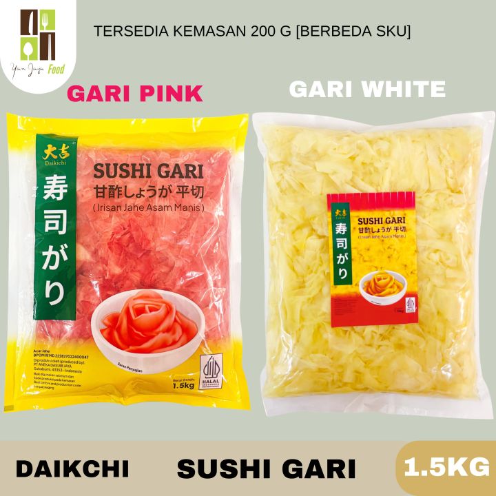 DAIKICHI Sushi Gari / Gary / Irisan Jahe Asam Manis / Acar Jahe / Gari ...