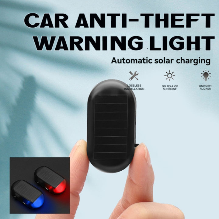 Safety light Solar simulated dummy alarm Wireless warning anti-theft ...