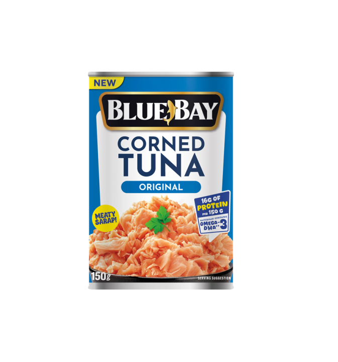 Blue Bay Corned Tuna Original 150g Rich in Protein, Omega-3 DHA, Zinc ...