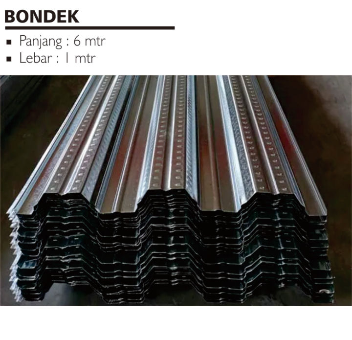 BONDEK / BONDECK 0,75 PANJANG 6M | Lazada Indonesia