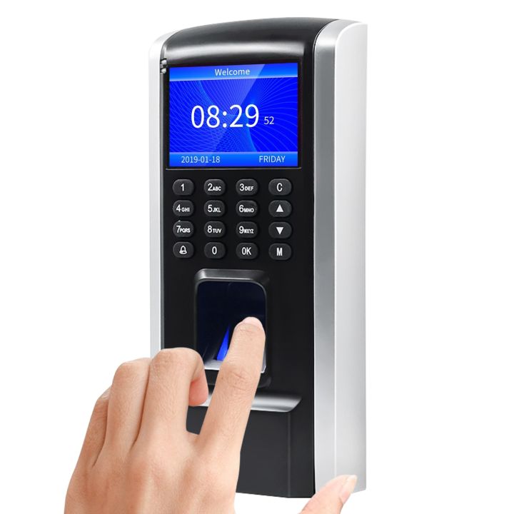 Fingerprint Access Control Time Attendance Machine Biometric Time Clock Checking In Recorder