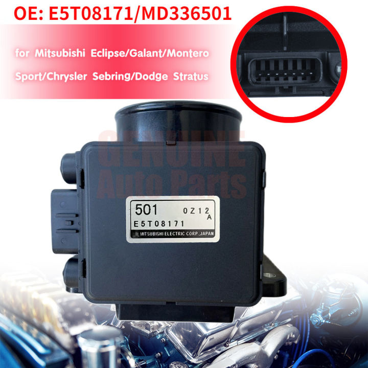 Mass Air Flow Sensor E5T08171/MD336501 for Mitsubishi Pajero 99-03 ...