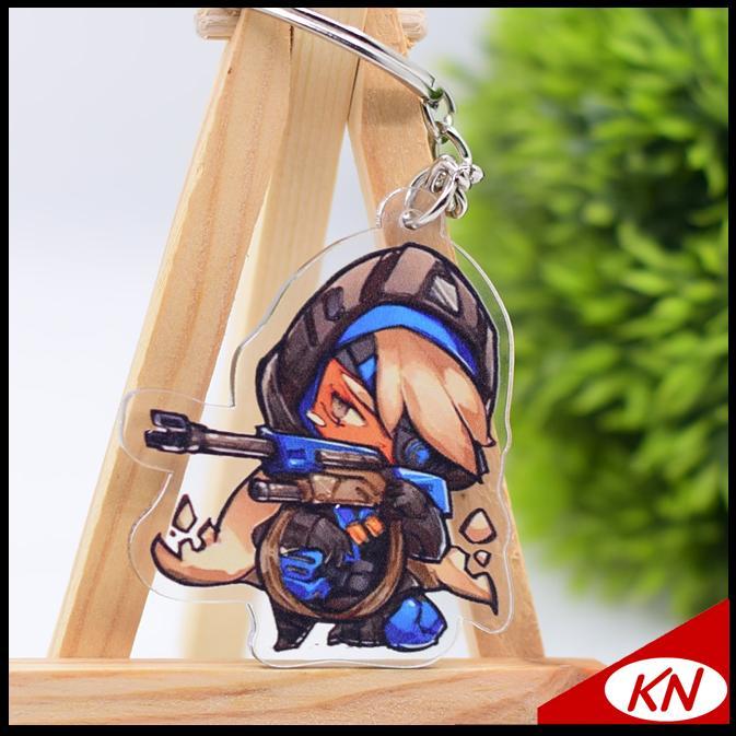 ️ LS Overwatch keychain mobile phone charm key chain key ring acrylic ...