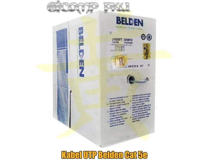 Kabel LAN Belden USA Cat5 - Kabel UTP Cat 5 Belden USA ORIGINAL - GREY ...