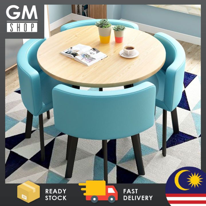 GMshop 1 Set Dining Table Office Discuss Table Round Table Coffee Table ...
