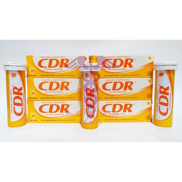 Asli CDR Orange Isi 10 Tablet Effervescent / Calcium D Redoxon / CDR ...
