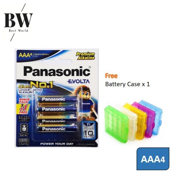 Panasonic Evolta AAA Size 4pcs free casing | Lazada