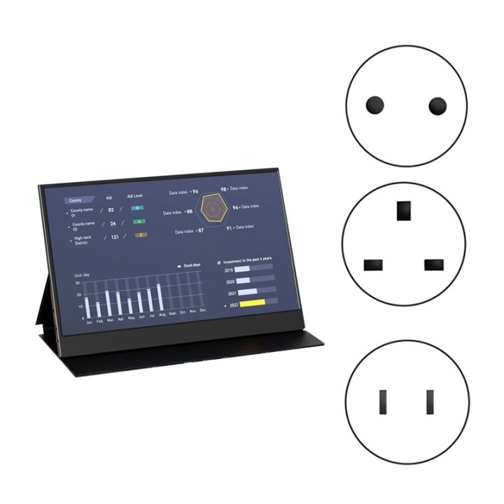 15 Inch Portable Monitor 1920X1080 FREE-SYNC Type C -Compatible Gaming ...