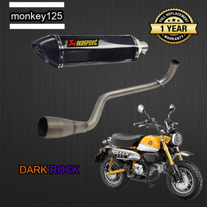 ท่อ monkey125ท่อmonkey125 ชุดฟูลพร้อมคอท่อ ท่อ akrapovic เคฟล่า monkey 125 ท่อแต่ง เสียง แน่น ...
