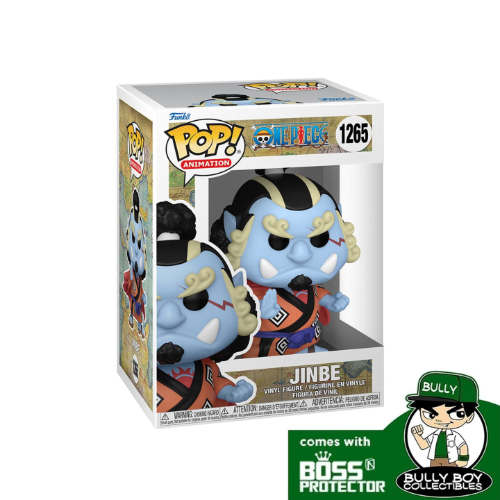 Funko POP! Animation: One Piece - Jinbe 1265 With Boss Protector [Sold ...