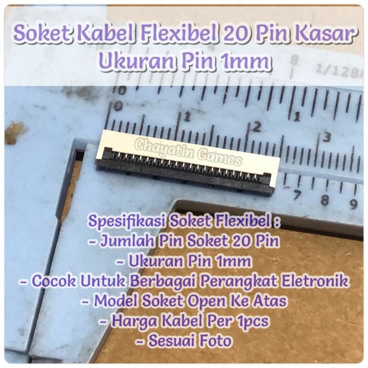Soket Kabel Flexibel 20 Pin Kasar Ukuran Pin 1mm | Lazada Indonesia