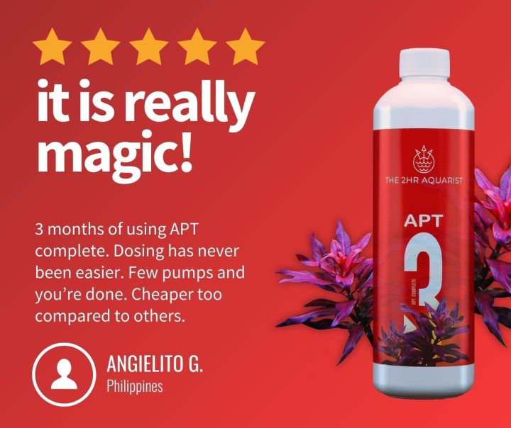 500ml THE 2HR AQUARIST APT COMPLETE Comprehensive planted aquarium ...