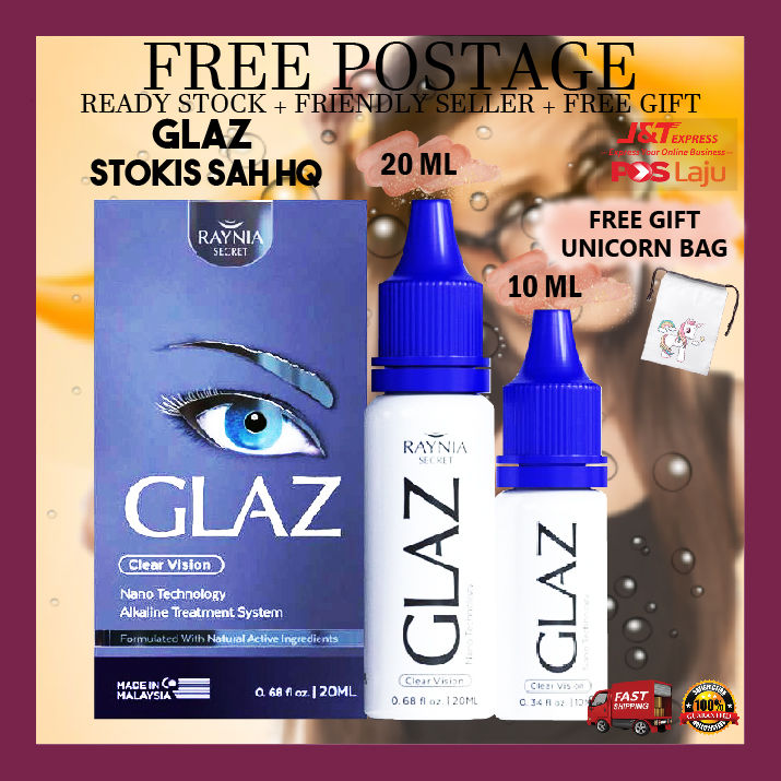GLAZ EYE RANIA ( 20ML ) Ubat Mata Merawat Mata Rabun Silau Selaput ...
