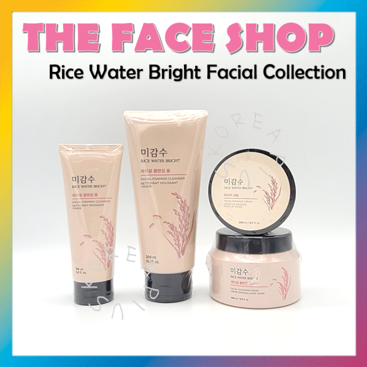 [THE FACE SHOP] Rice Water Bright Facial Collection | Lazada