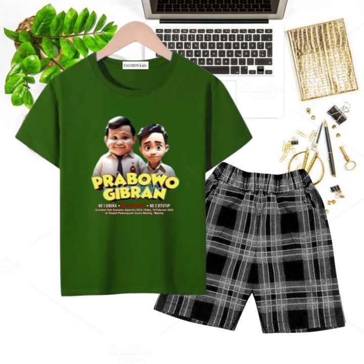 KAOS ANAK UNISEX PRABOWO GIBRAN GEMOY CELANA KOTAK | Lazada Indonesia KAOS ANAK UNISEX PRABOWO GIBRAN GEMOY CELANA KOTAK | Lazada Indonesia