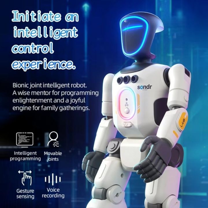 OWNNEW 31cm Height RC Robot Programmable Gesture-Controlled Smart Robot ...
