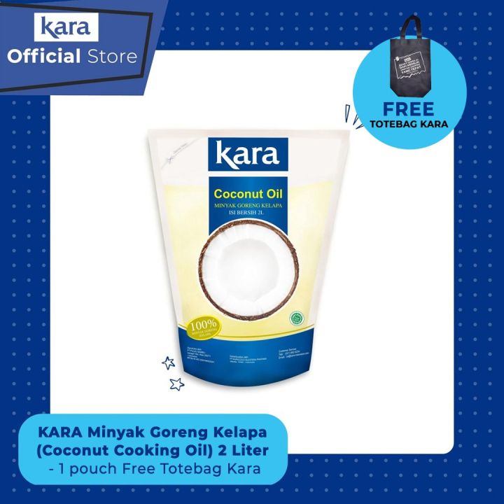 KARA Minyak Goreng Kelapa (Coconut Cooking Oil) 2 Liter - 1 pouch Free ...