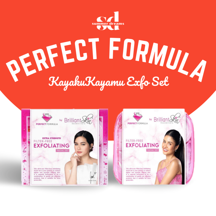 PERFECT FORMULA Filter-Free Exfoliating Set Extra Strength 4in1 | Lazada PH