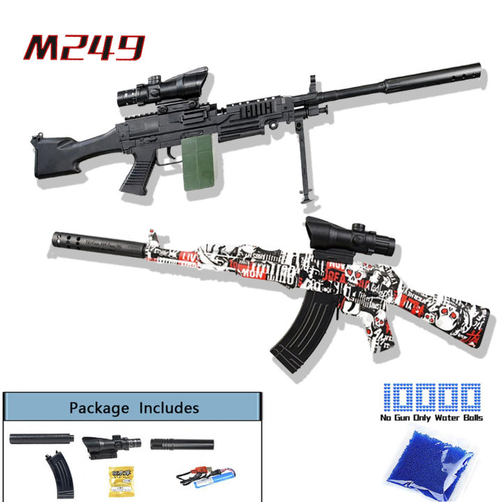 TGGB Electric Gel Blasters 2 Modes M416 gift 10000 Gel Balls Automatic ...