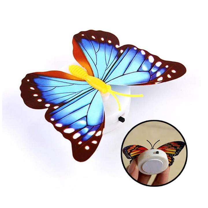 LED STICKER KUPU KUPU STIKER DEKORASI DINDING LED BUTTERFLY LAMPU KAMAR ...