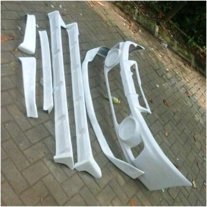 Bodykit body kit mitsubishi lancer evo 4 CK4 full set tanpa cat GRT ...