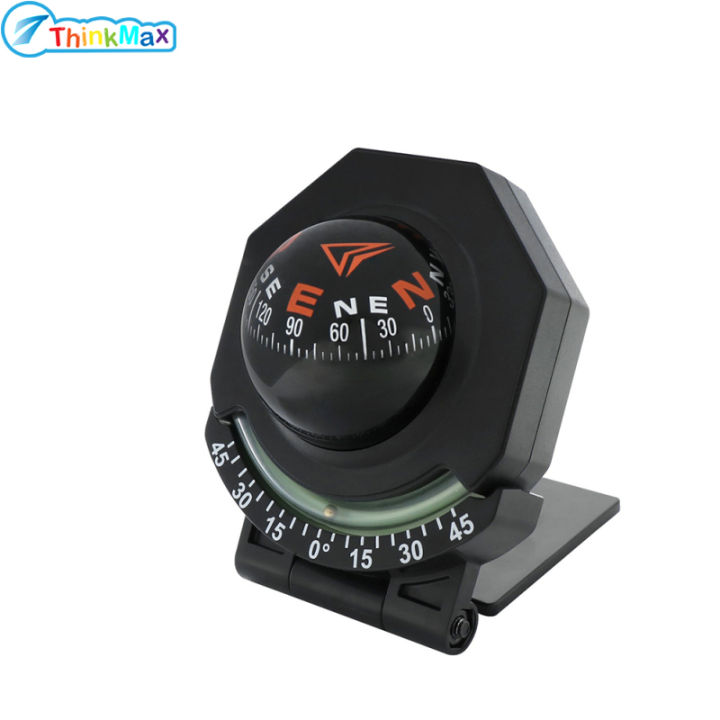 Automotive Compass Ball Luminous Car Dashboard Compass Ball Panel Mount ...