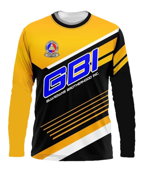 GBI PGBI GUARDIANS SHIRT FULL SUBLIMATION 3D Unisex Drifit Black and ...