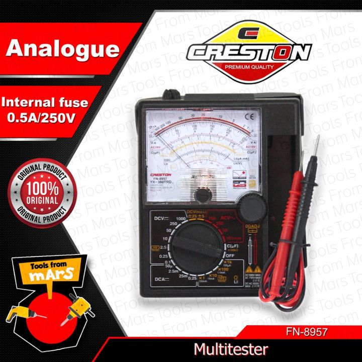 CRESTON Analog Analogue Multi Tester FN8957 -TFM | Lazada PH