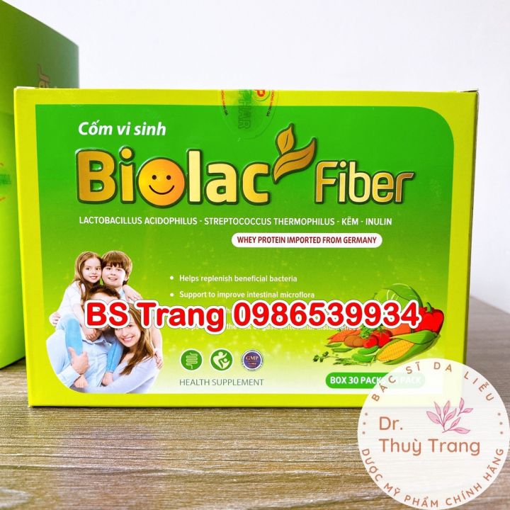 Cốm vi sinh bổ sung men BIOLAC FIBER bổ sung vi sinh có lợi cho đường ...