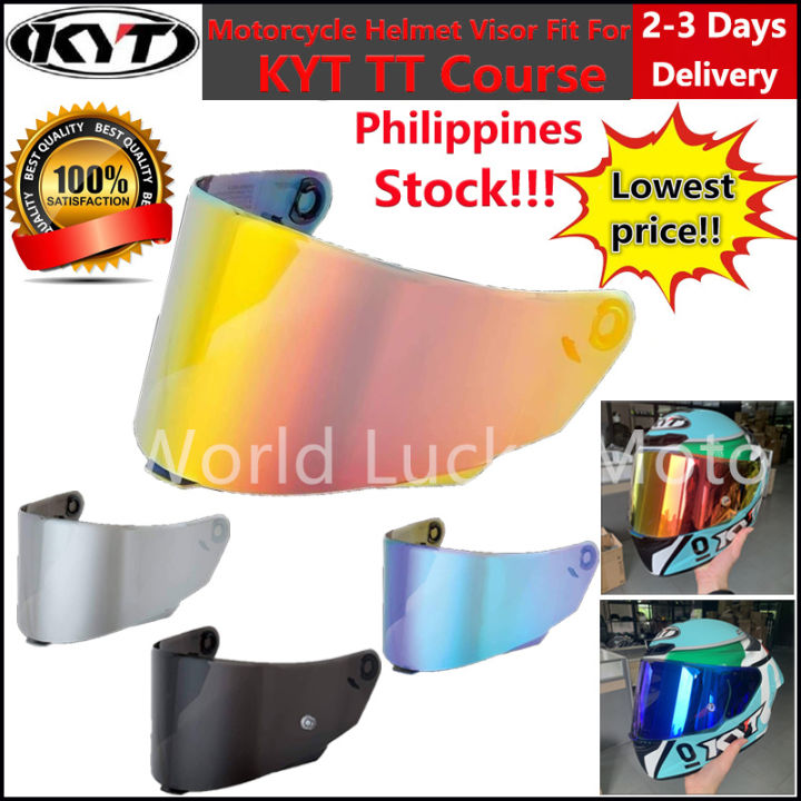 KYT TT Course Visor Lens Irridium Lens KYT TT Course Helmet | Lazada PH