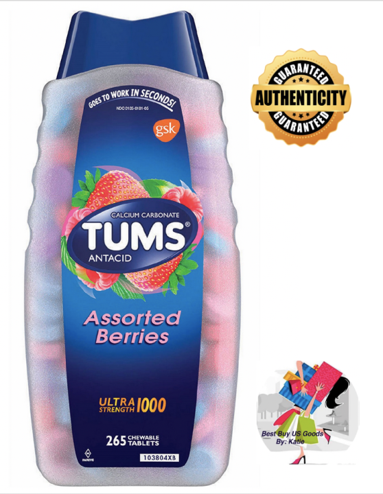 TUMS Antacid ULTRA STRENGHT 1000 Chewable Tablets | Lazada PH