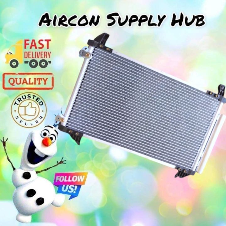 Toyota Vios 2019-2024 Condenser Laminated Car Aircon Parts olaf | Lazada PH