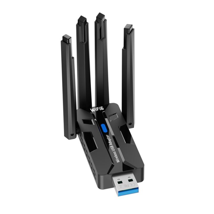 AX1800 WiFi6 Card Adapter 1800Mbps USB3.0 Wireless LAN Receiver 2.4GHz ...