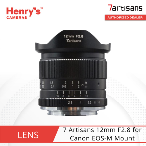 7 ARTISANS 12MM F2.8 FOR CANON EOS M1 M2 M3 M5 M6 M10 (BLACK) - HENRY'S ...