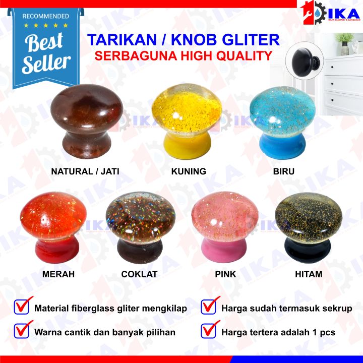 KNOB KNOP TARIKAN PEGANGAN HANDLE LACI PINTU LEMARI PELANGI BINTIK EMAS ...