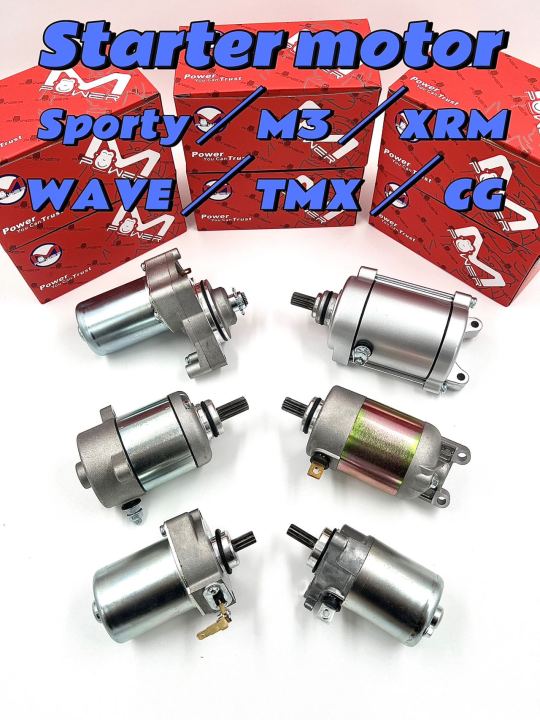 M.POWER STARTER MOTOR FOR (CLICK / BEAT / Mio i125 M3 / Mio Sporty STD ...
