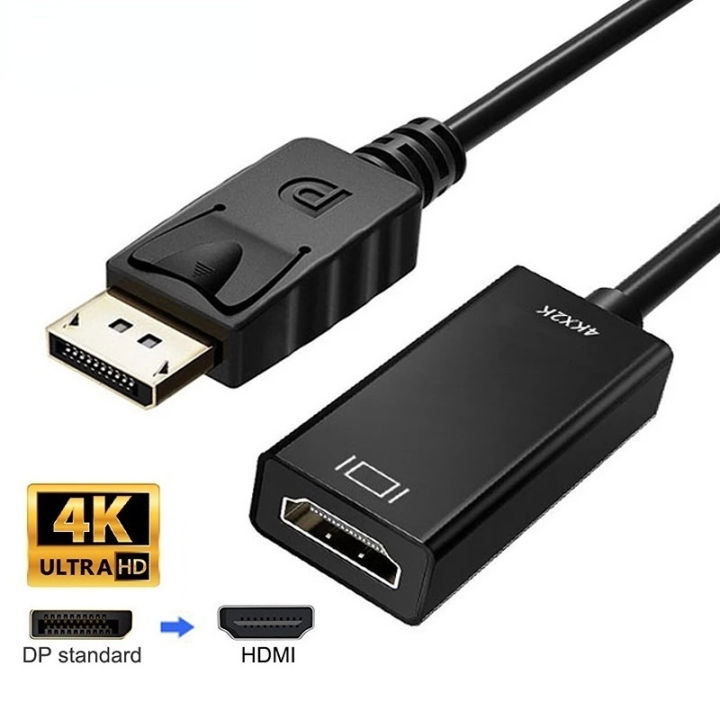 ZPOSTUN 4K*2K Display Port DP Male to HDMI Female Cable Adapter ...