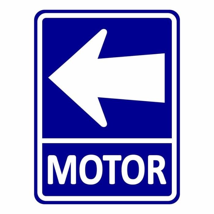 Rambu Petunjuk Arah Parkir 45 x 60cm - Plat Alumunium | Lazada Indonesia